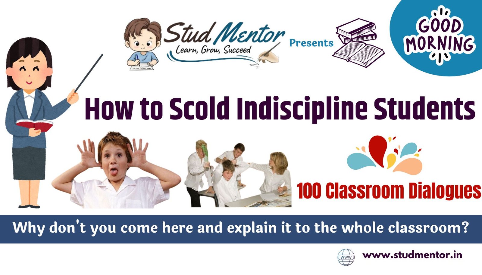 How to Scold Indiscipline Students - 100 Classroom Dialogues